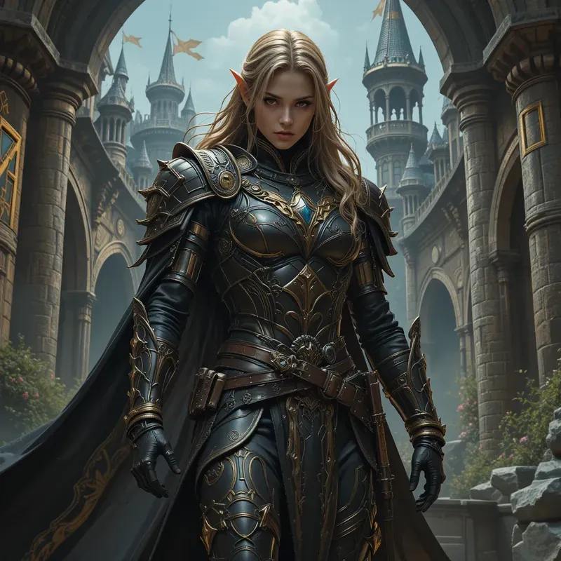 Anime Medieval Fantasy Characters Midjourney Prompt | PromptBase