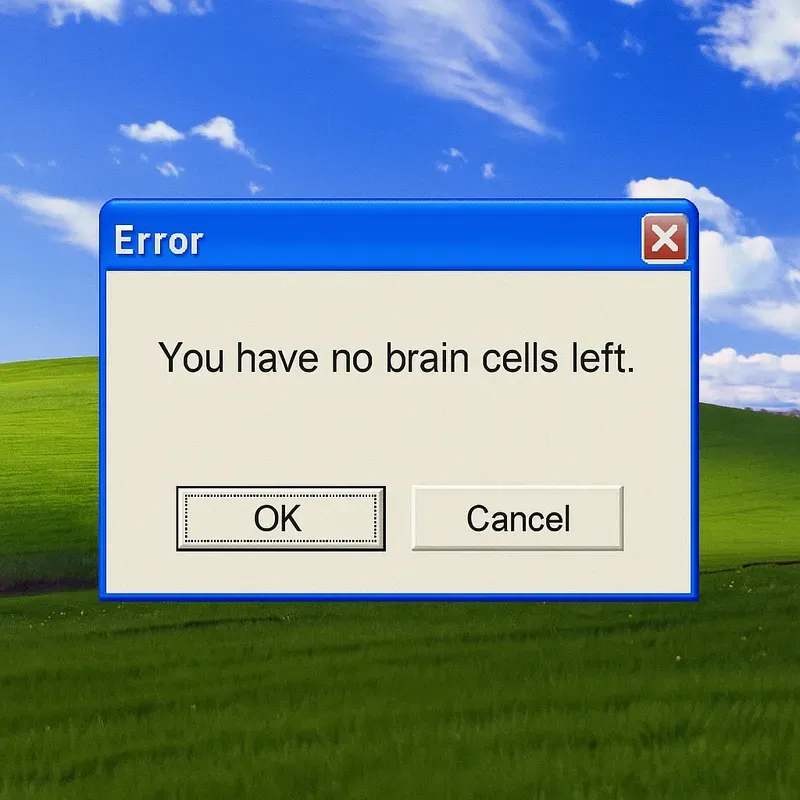 Windows Xp Pop Up Windows ChatGPT Image Prompt | PromptBase