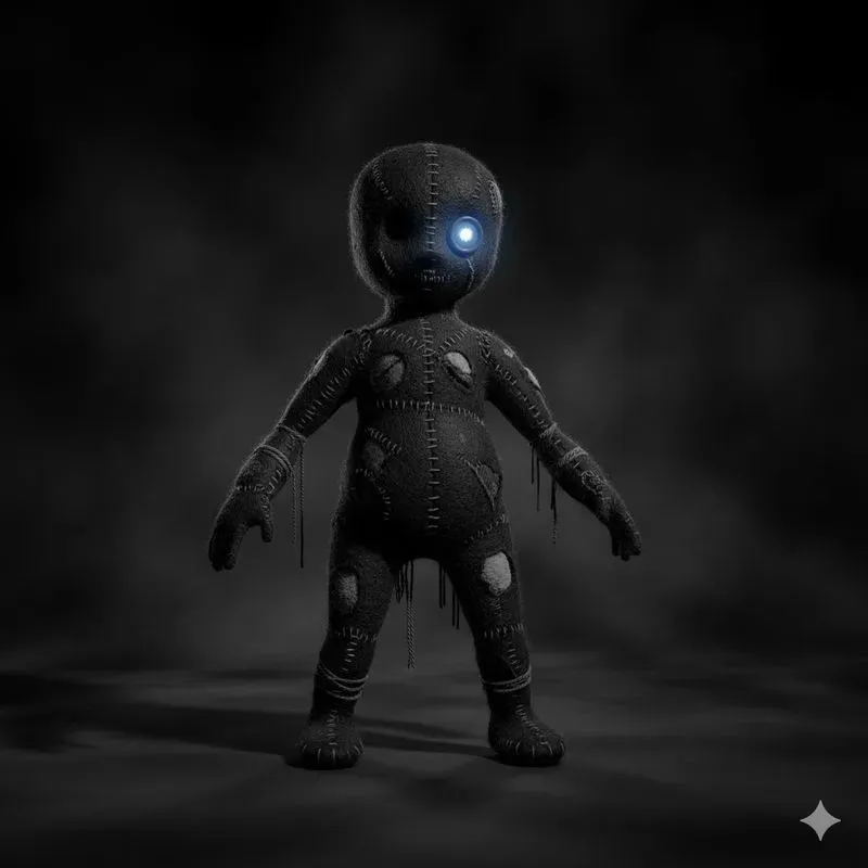 Dark Felt Horror Characters Gemini Image Prompt | PromptBase