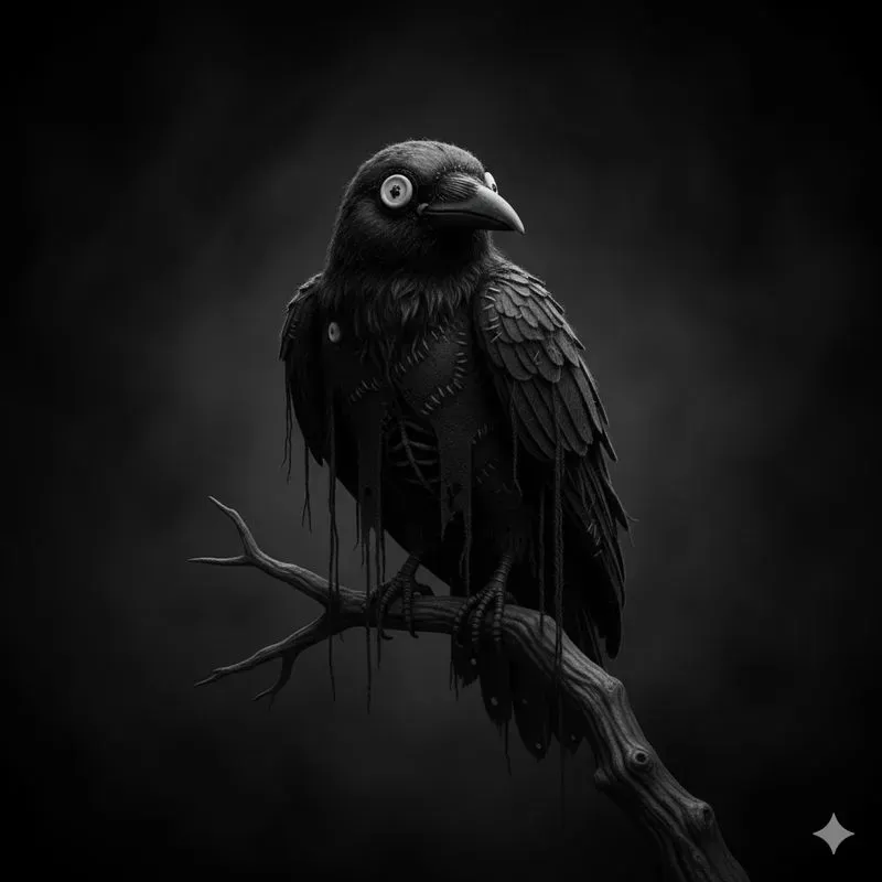 Dark Felt Horror Characters Gemini Image Prompt | PromptBase