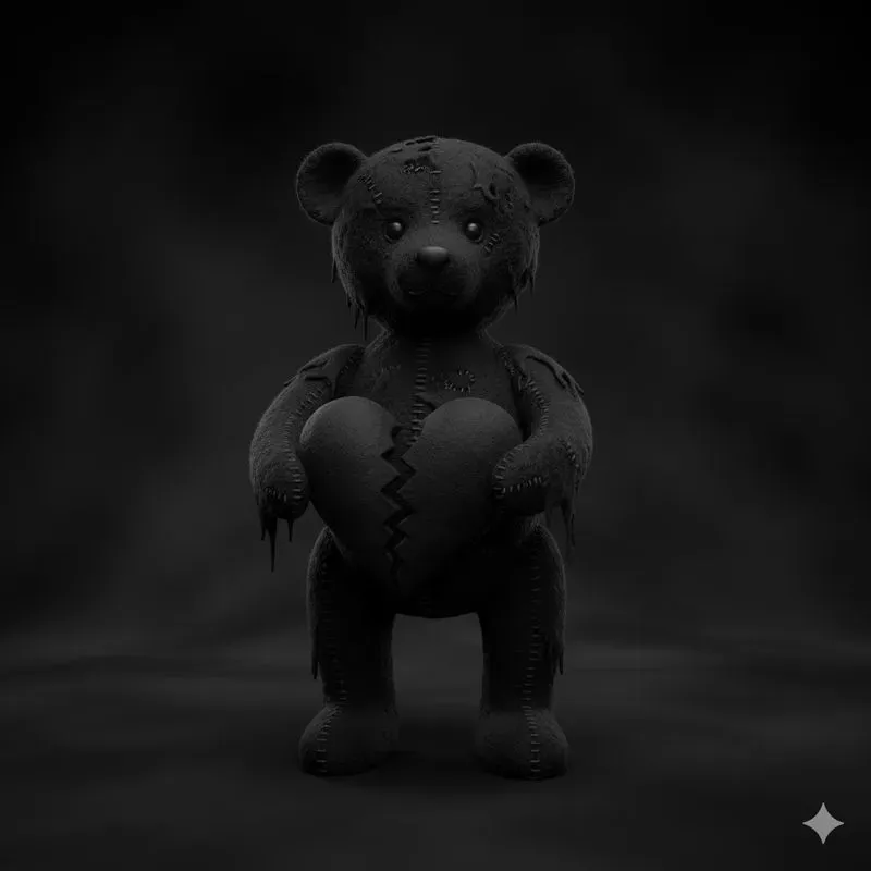 Dark Felt Horror Characters Gemini Image Prompt | PromptBase