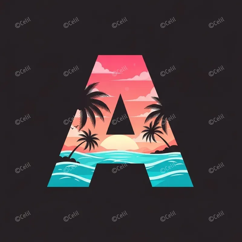 Letter Number Typo Posters Imagen Prompt | PromptBase