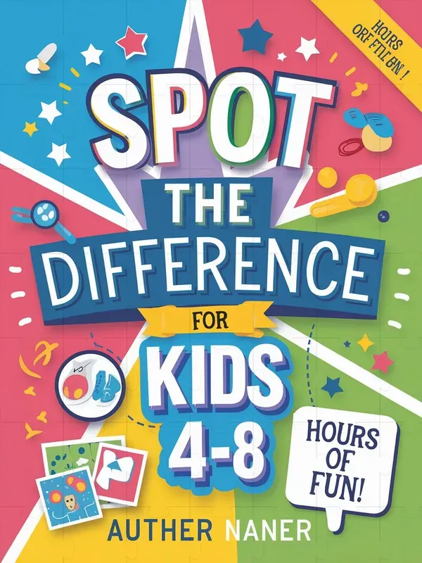 Kdp Stunning Kids Activity Book Covers Ideogram Prompt | PromptBase