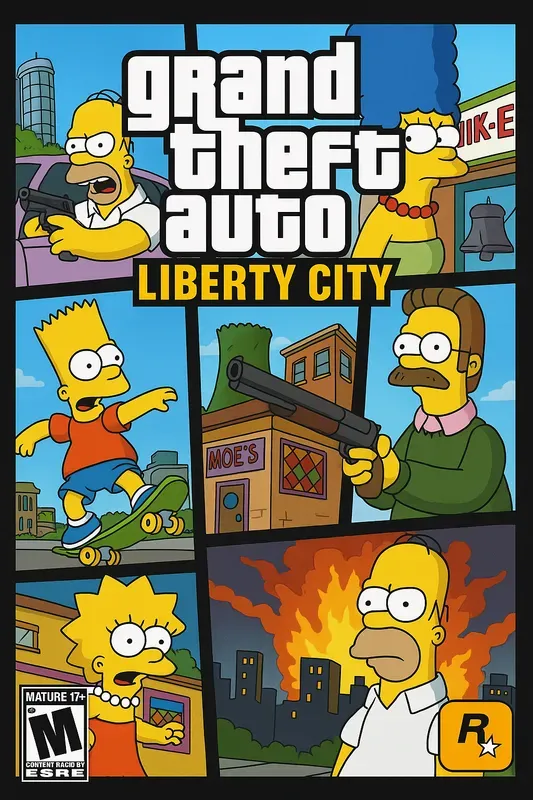 Gta Style Box Art ChatGPT Image Prompt | PromptBase