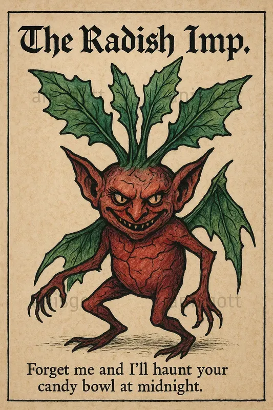 Harvest Horrors Wicked Bestiary Grimoires ChatGPT Image Prompt | PromptBase