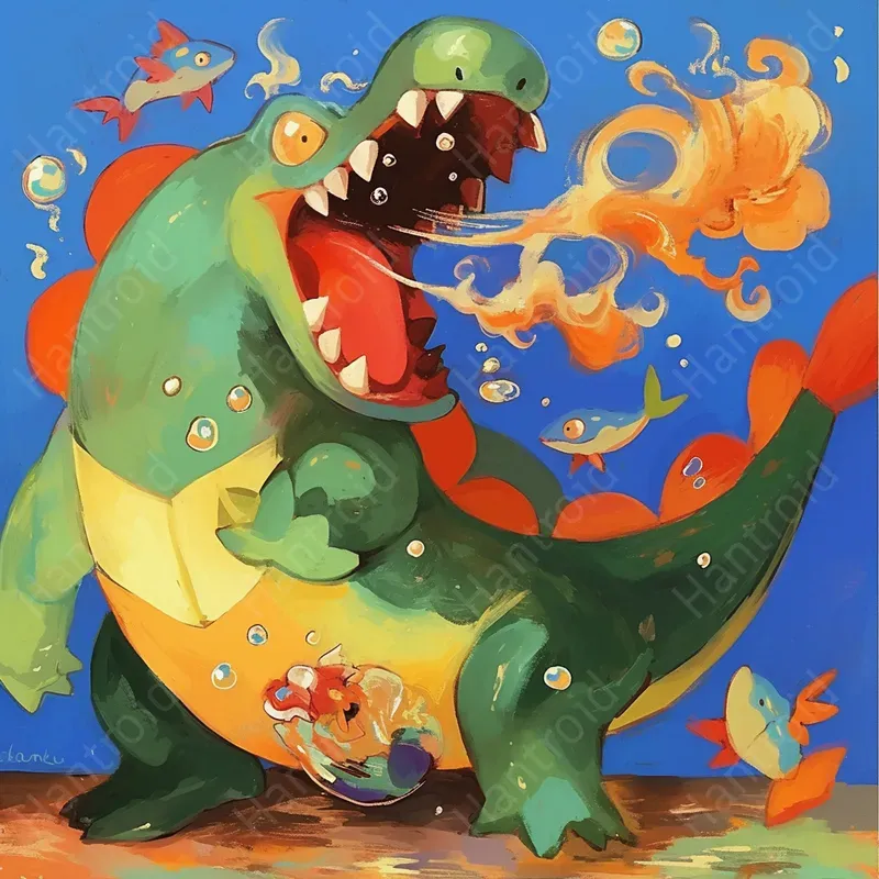 Playful Pokemon Artworks Midjourney Prompt | PromptBase