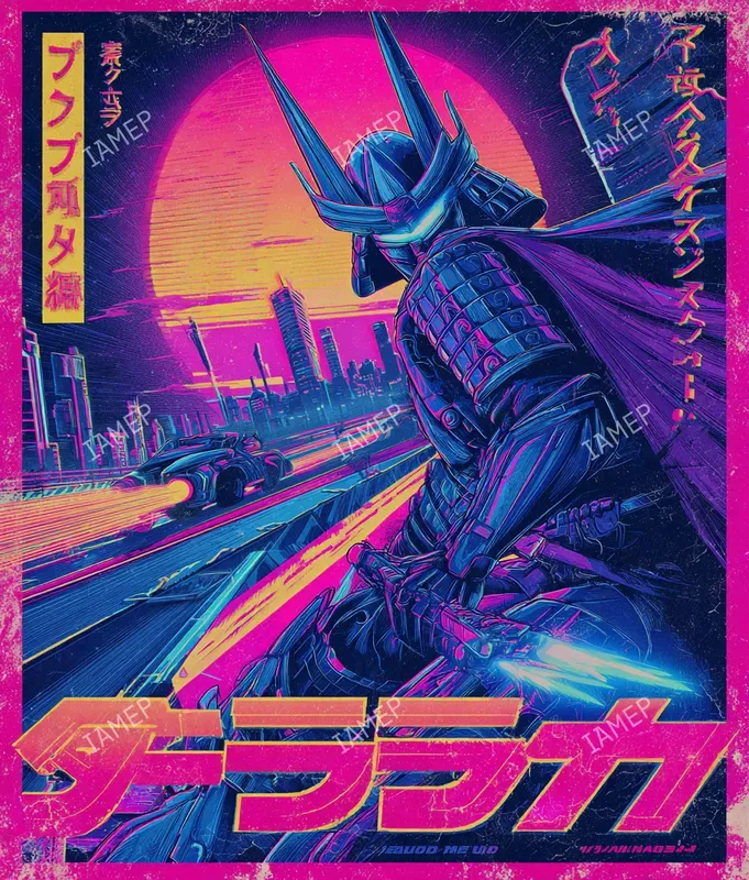 Retro 80s Japanese Anime Posters Midjourney Prompt | PromptBase