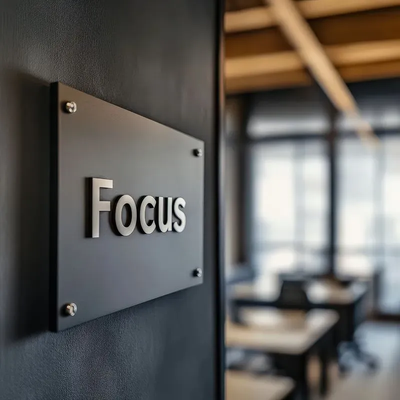 Inspirational Modern Office Signages Midjourney Prompt | PromptBase