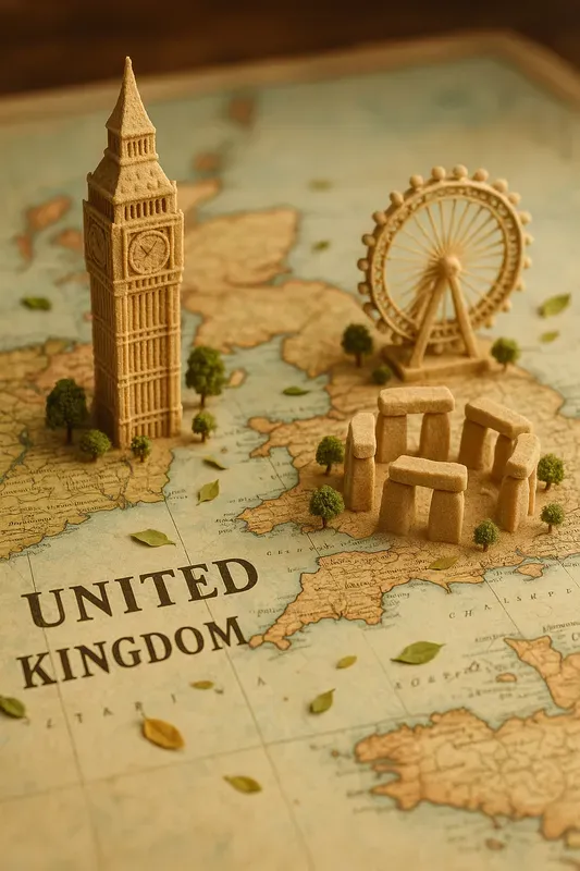 Vintage Map Landmark Photos ChatGPT Image Prompt | PromptBase