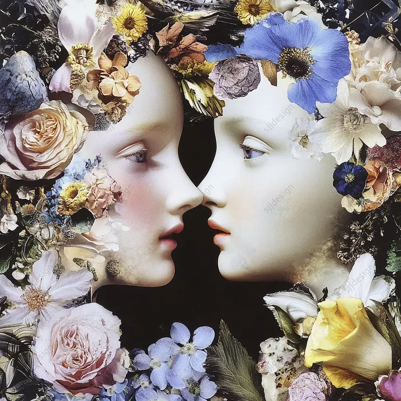 Baroque Collage Art Maximalist Designs Midjourney Prompt | PromptBase