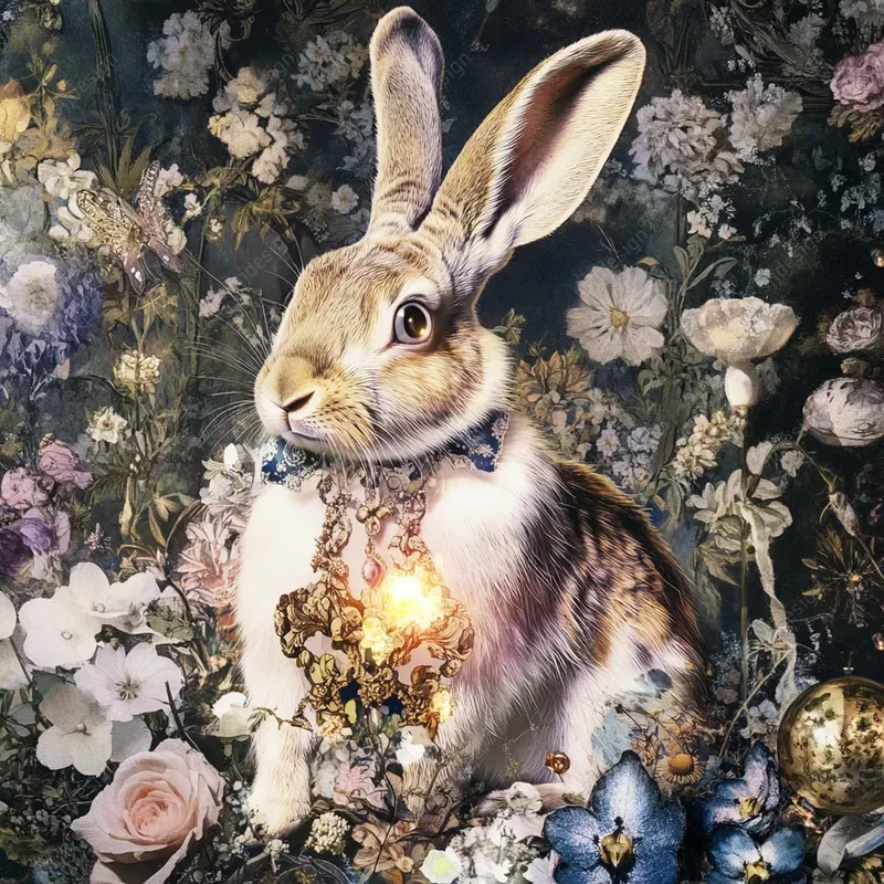 Baroque Collage Art Maximalist Designs Midjourney Prompt | PromptBase
