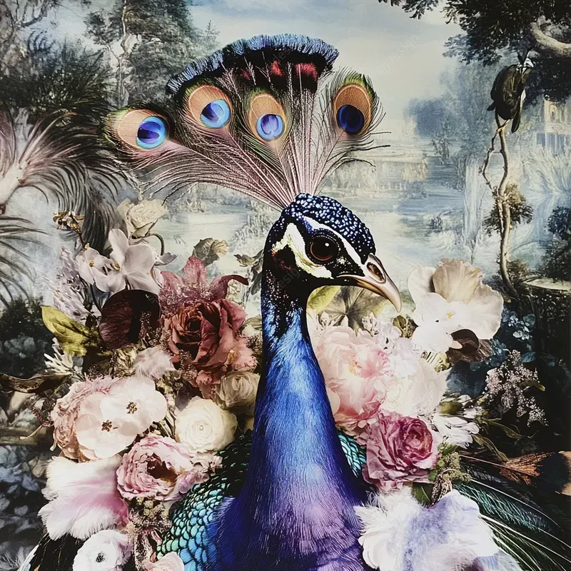 Baroque Collage Art Maximalist Designs Midjourney Prompt | PromptBase