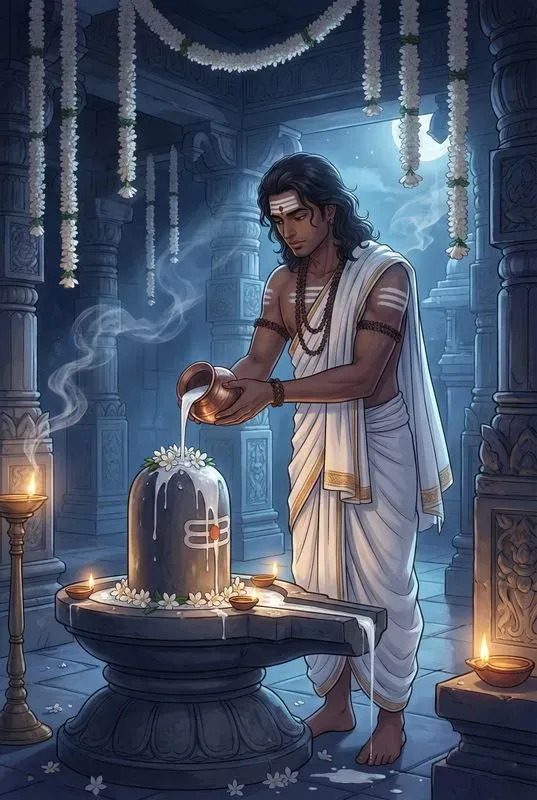 Anime Maha Shivaratri Scenes Generator Gemini Image Prompt | PromptBase