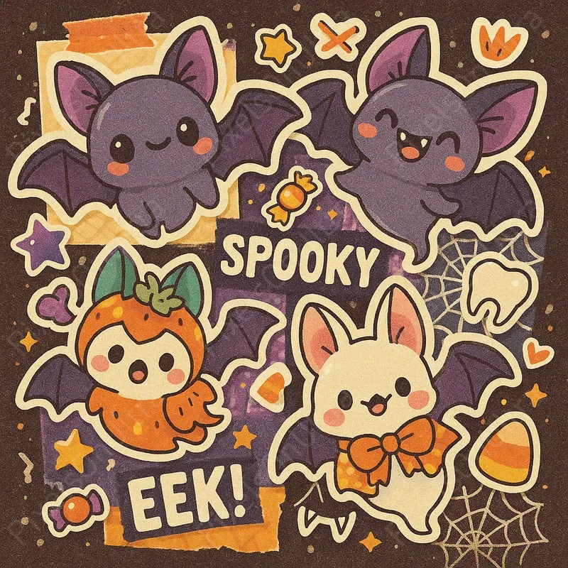 Chibi Collage Art ChatGPT Image Prompt | PromptBase