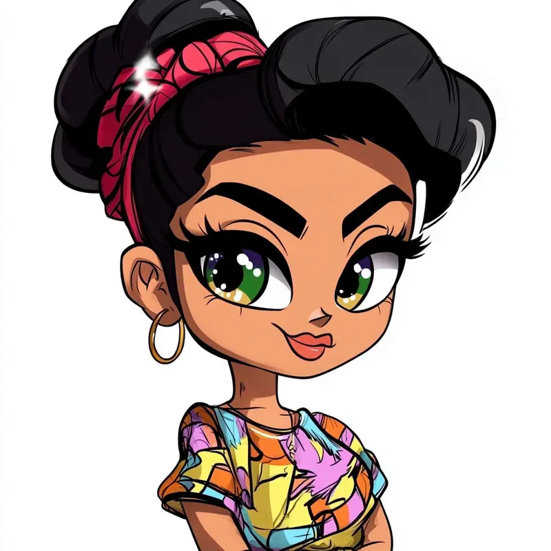 Empowered Women Cartoon Character Designs Midjourney Prompt | PromptBase