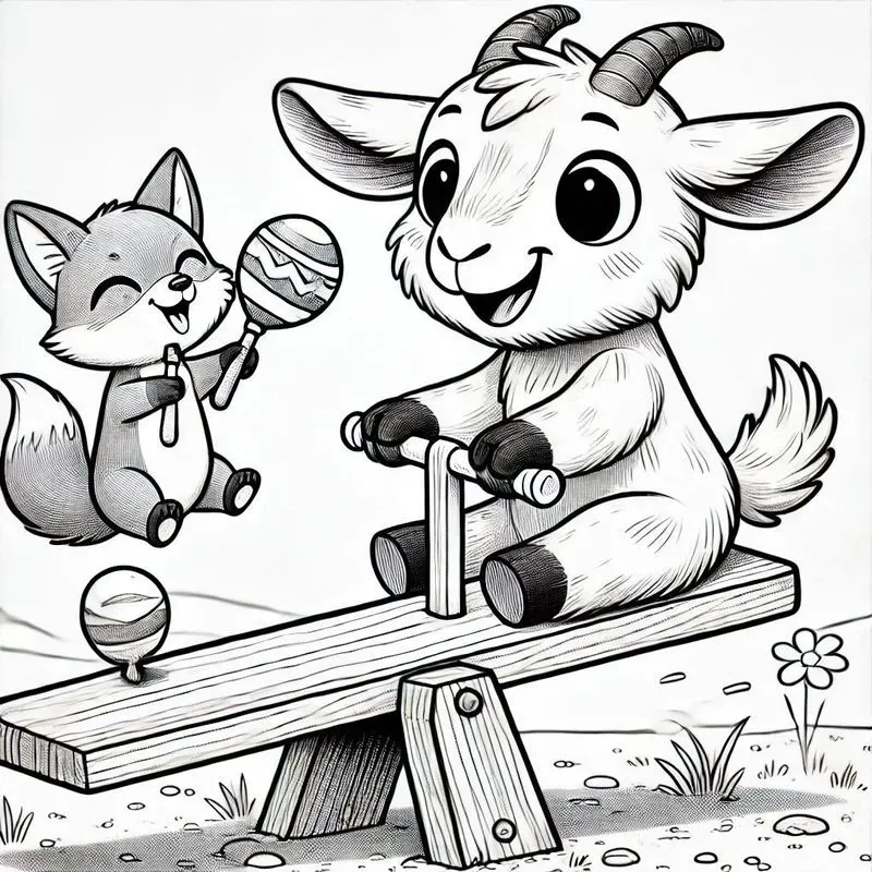 Custom Cartoon Coloring Scenes DALL·E Prompt | PromptBase