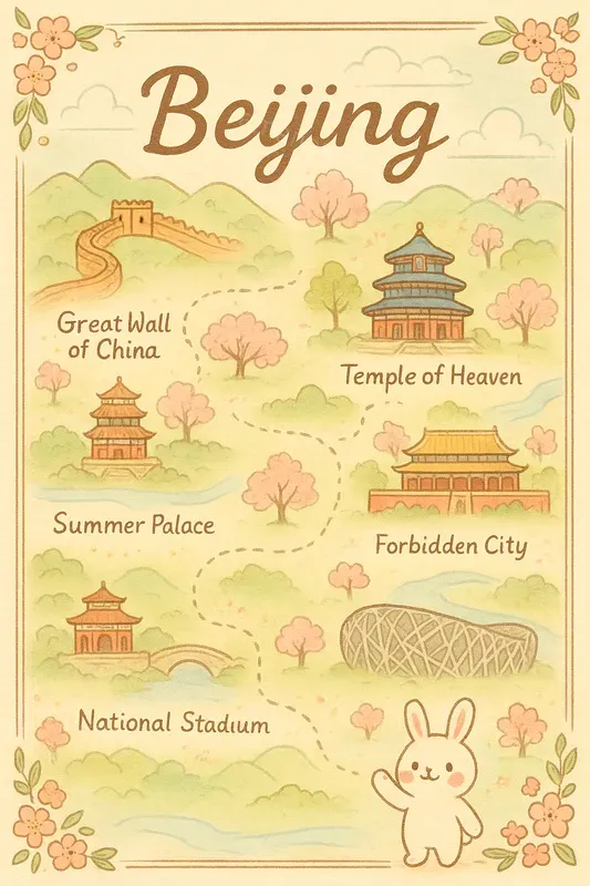Cozy Illustrated Travel Maps ChatGPT Image Prompt | PromptBase