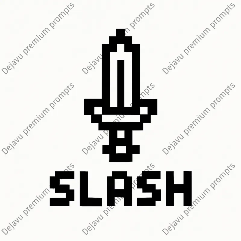 Retro Pixel 8bit Logos ChatGPT Image Prompt | PromptBase