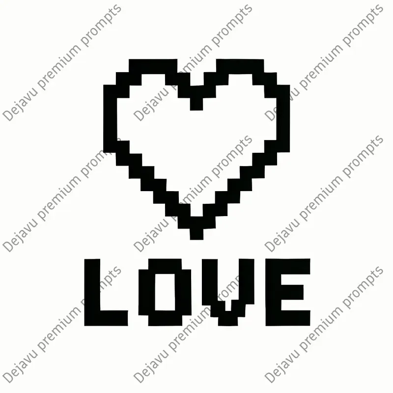 Retro Pixel 8bit Logos ChatGPT Image Prompt | PromptBase