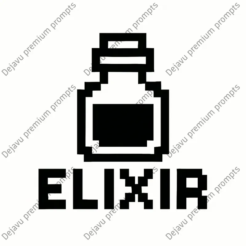 Retro Pixel 8bit Logos ChatGPT Image Prompt | PromptBase