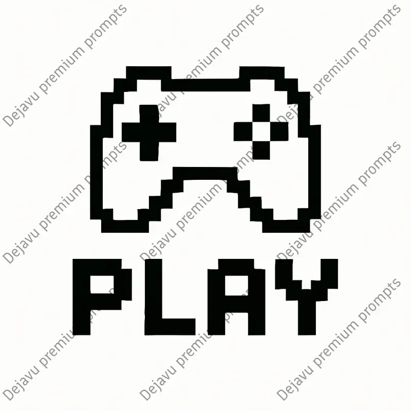 Retro Pixel 8bit Logos ChatGPT Image Prompt | PromptBase