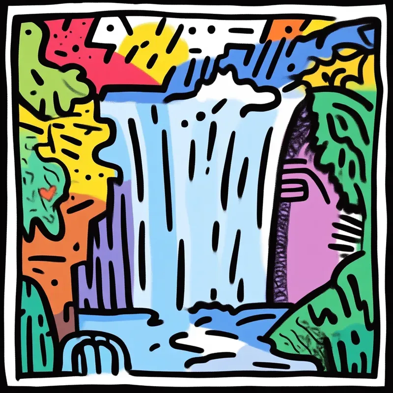 Keith Haring Style Drawings Midjourney Prompt | PromptBase