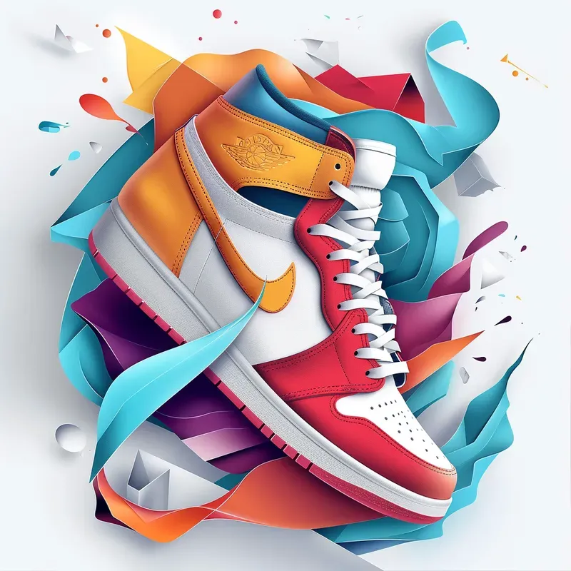 Paper Cut Out Art Style Logos Midjourney Prompt | PromptBase