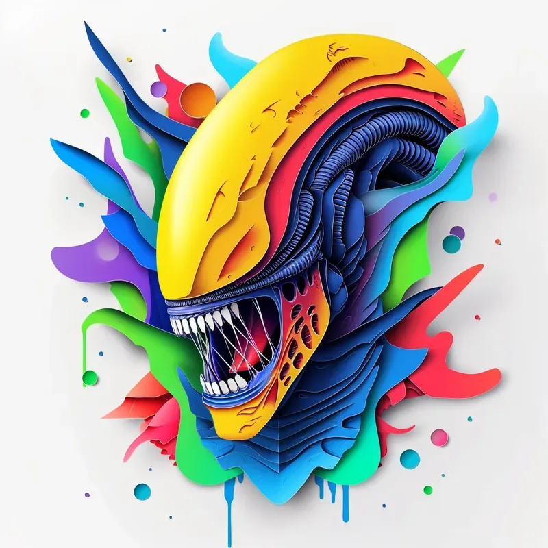 Paper Cut Out Art Style Logos Midjourney Prompt | PromptBase