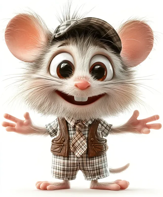 Expressive 3D Anthropomorphic Animals Midjourney Prompt | PromptBase