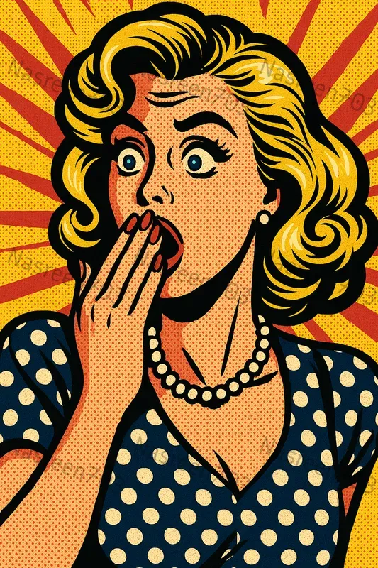 1950s Pop Art Comic Scene Generators ChatGPT Image Prompt | PromptBase