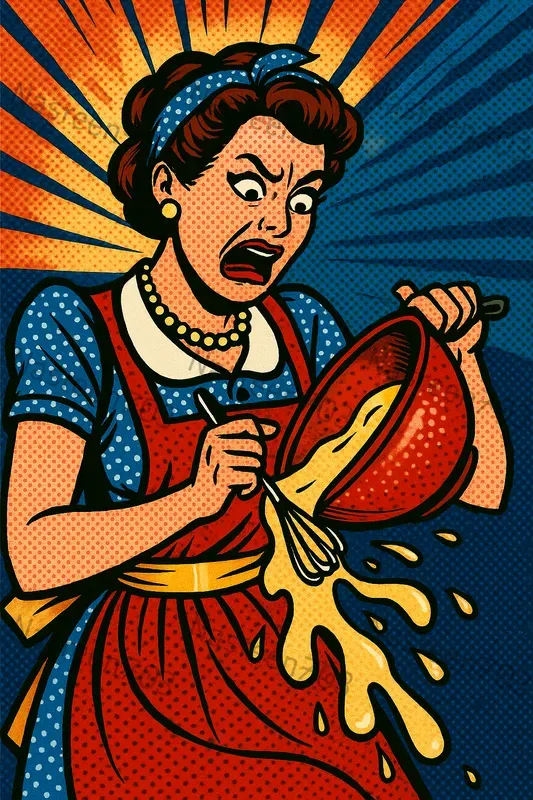 1950s Pop Art Comic Scene Generators ChatGPT Image Prompt | PromptBase