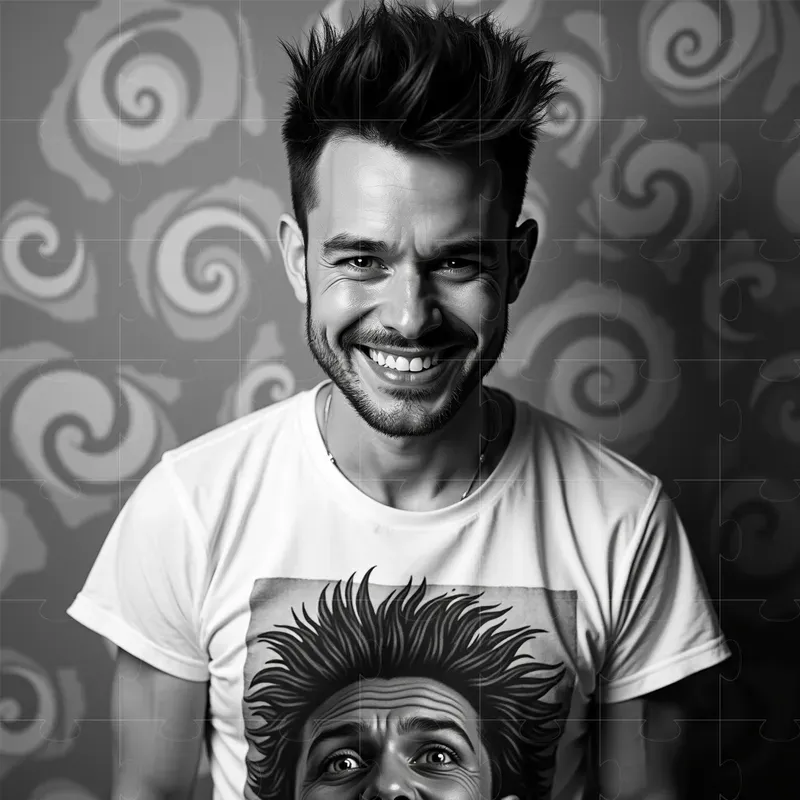 Monochromatic Style Portraits FLUX Prompt | PromptBase