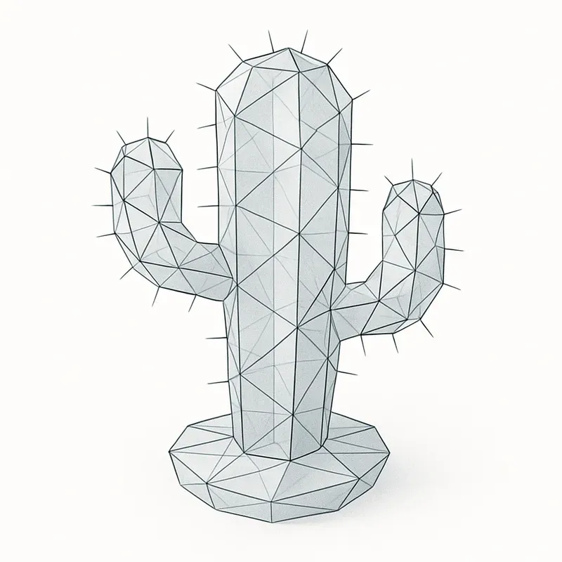 Polygon Seethrough Art Generators ChatGPT Image Prompt | PromptBase