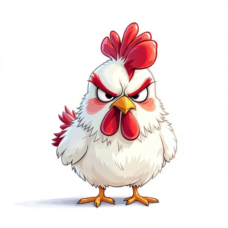 Cartoon Style Drawing Cute Angry Animals FLUX Prompt | PromptBase