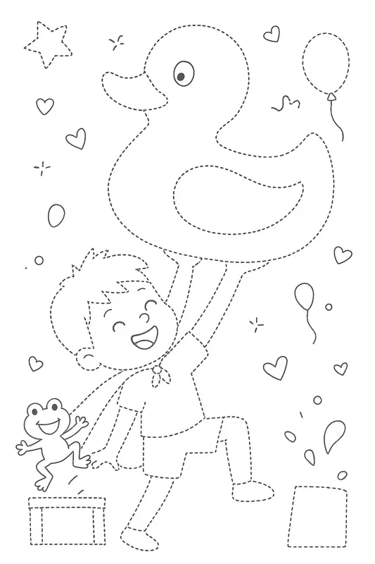 Funny Characters Tracing Worksheets ChatGPT Image Prompt | PromptBase