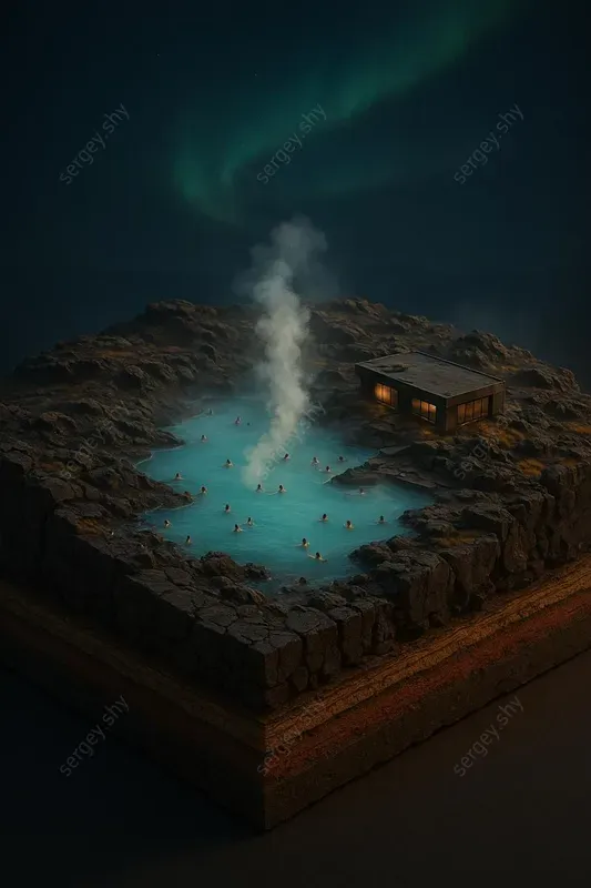 Night Diorama Posters Realistic 3D Mini ChatGPT Image Prompt | PromptBase