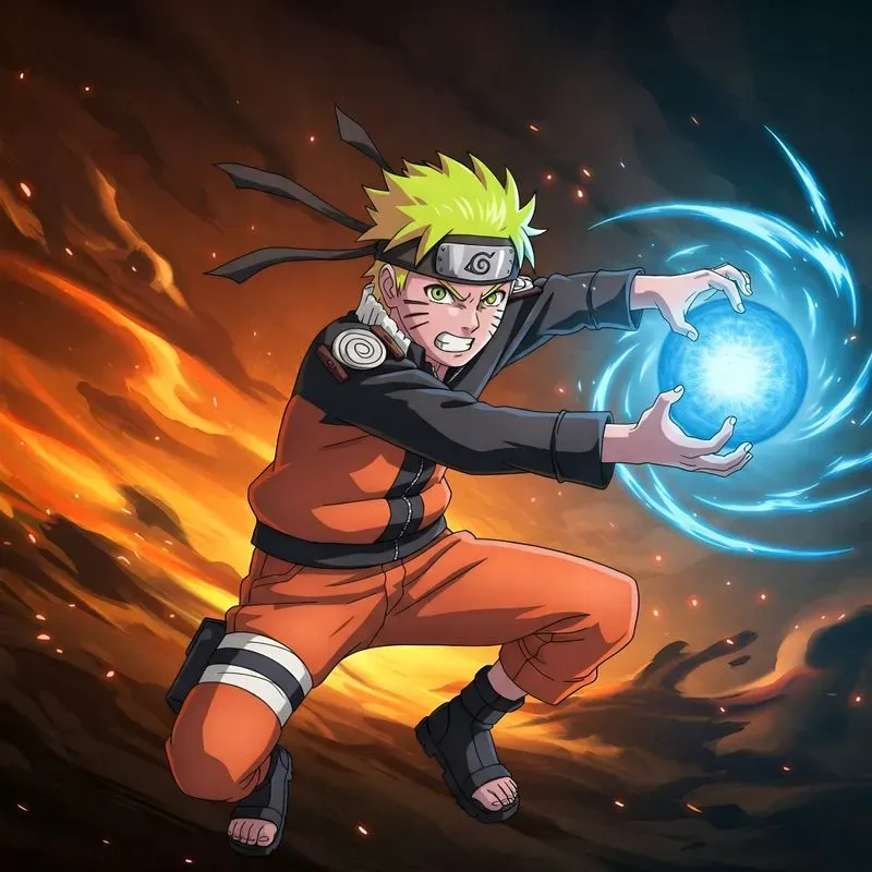 Anime Characters With Signature Moves Imagen Prompt | PromptBase