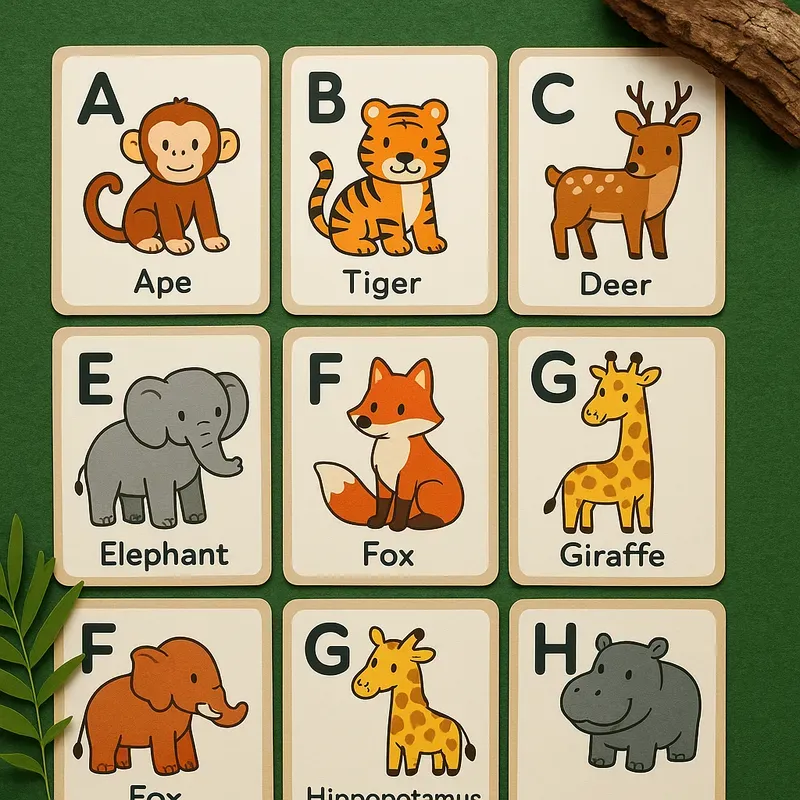 Alphabet Flashcard Set Generators ChatGPT Image Prompt | PromptBase