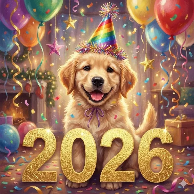 Happy New Year 2026 Celebrations Gemini Image Prompt | PromptBase