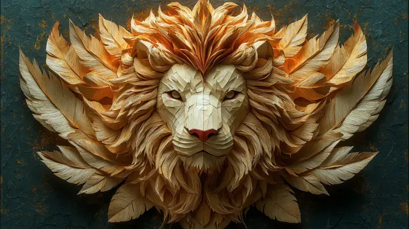 Elegant Paper crafted Crests Midjourney Prompt | PromptBase