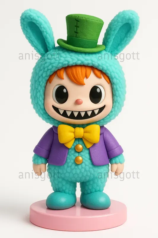 Kawaii Labubu Characters Icons ChatGPT Image Prompt | PromptBase