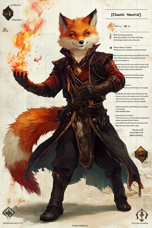 DnD Character Sheets On Parchment Midjourney Prompt | PromptBase