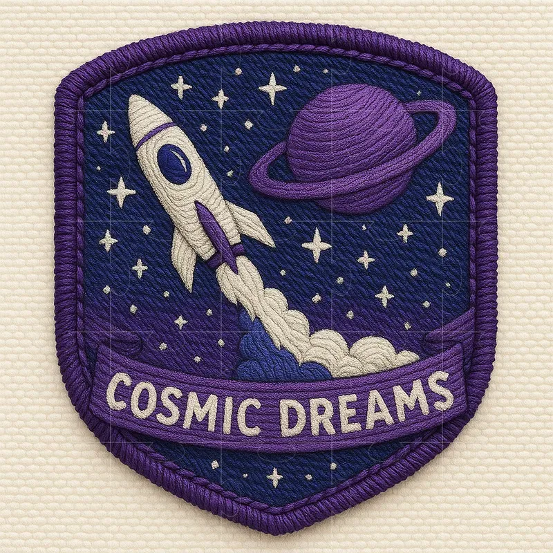 Embroidered Badge Patch Designs ChatGPT Image Prompt | PromptBase