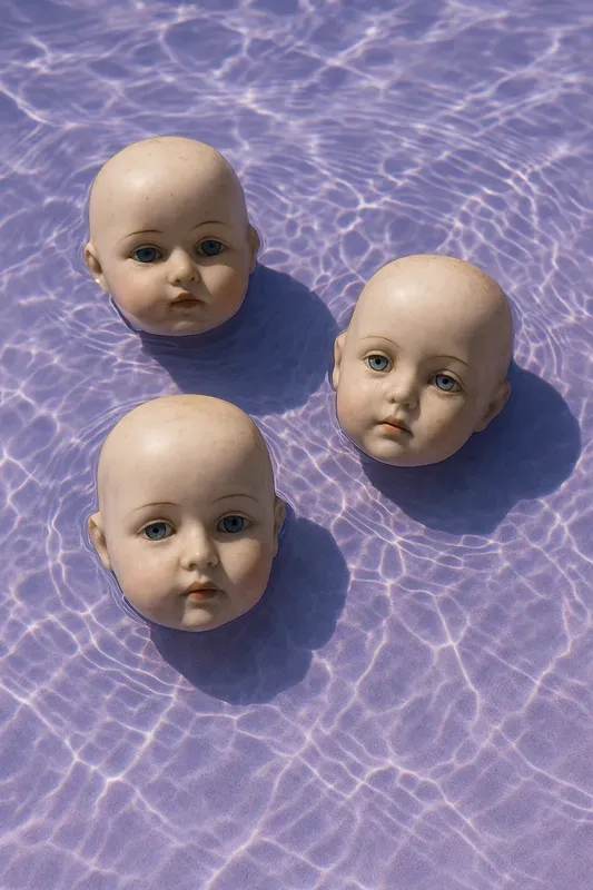 Floating Half Submerged 3 Object Shots ChatGPT Image Prompt | PromptBase