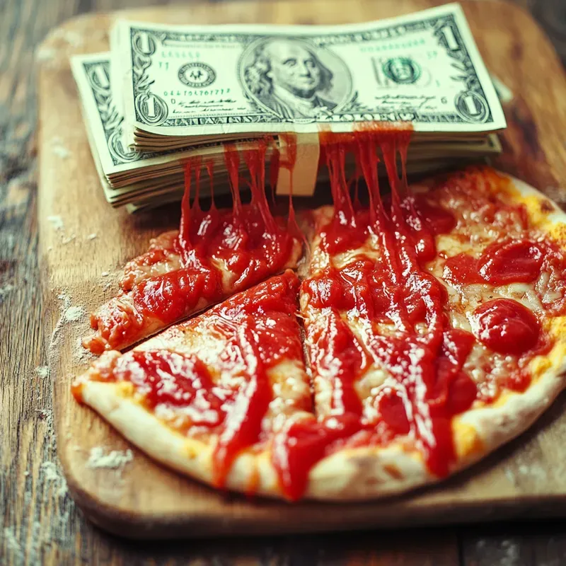 Fast Food Money Drizzles Midjourney Prompt | PromptBase