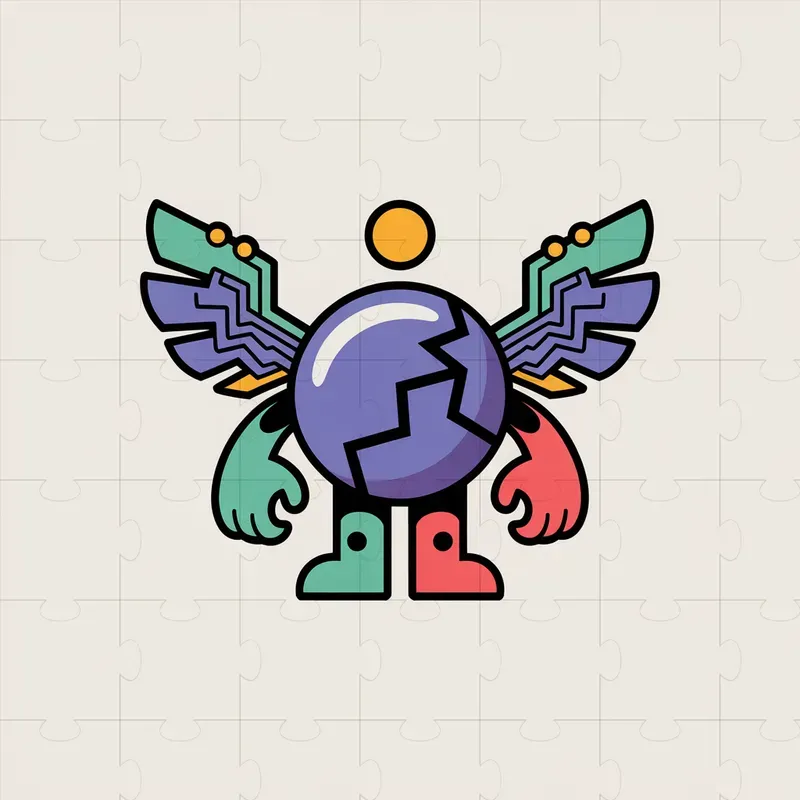 Symbolic Abstract Corporate Mascots Ideogram Prompt | PromptBase