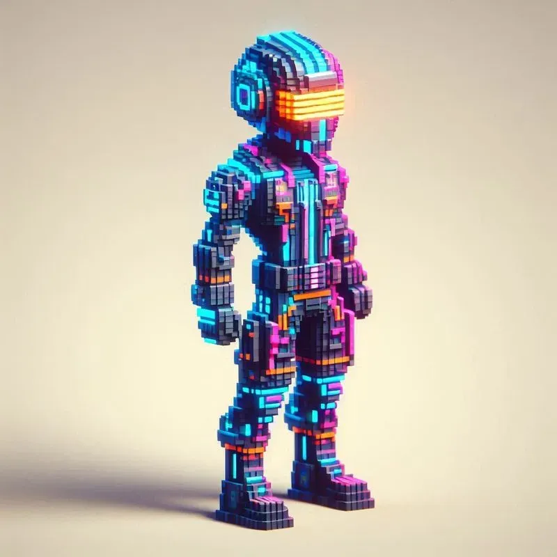 3D Pixel Art Character Variations DALL·E Prompt | PromptBase