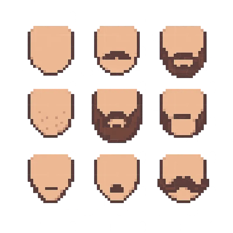 Pixel Art Character Customization Sets ChatGPT Image Prompt | PromptBase