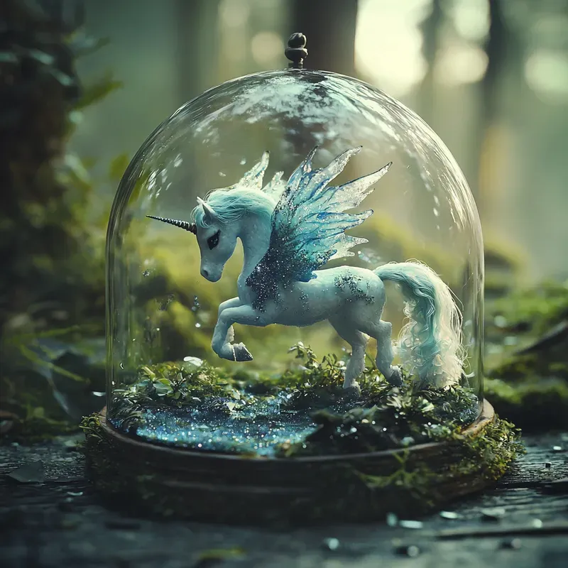 Chibi Mythical Domes Clay Ecosystems Midjourney Prompt | PromptBase