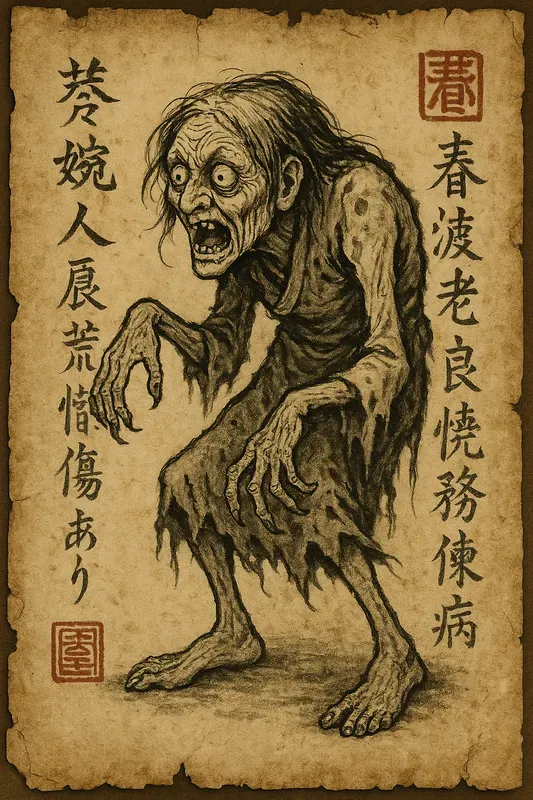 Cursed Yokai Catalog Page Generators ChatGPT Image Prompt | PromptBase